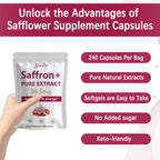Natural herbal remedy with saffron extract