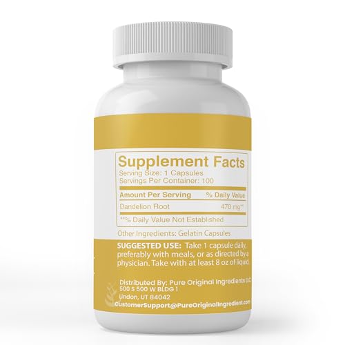 natural herbal supplement dandelion