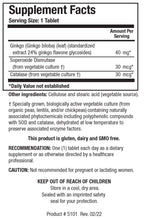 Natural herbal supplement for cognitive health