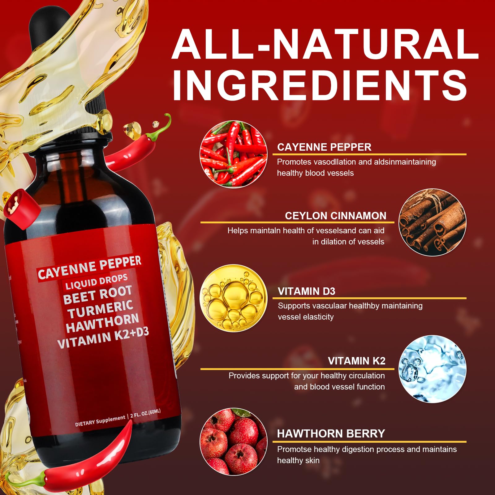 Natural herbal supplement for energy
