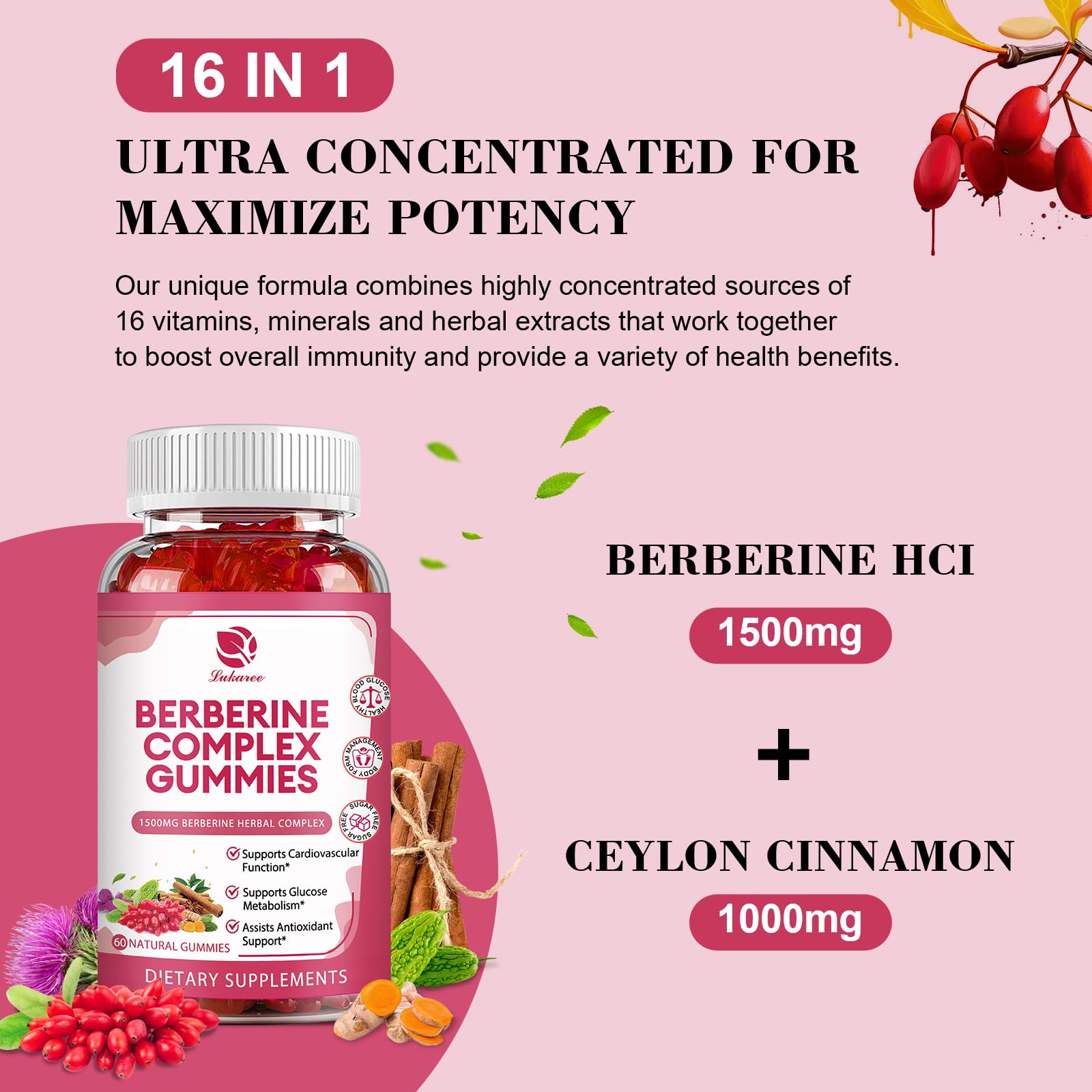 Natural herbal supplement for health