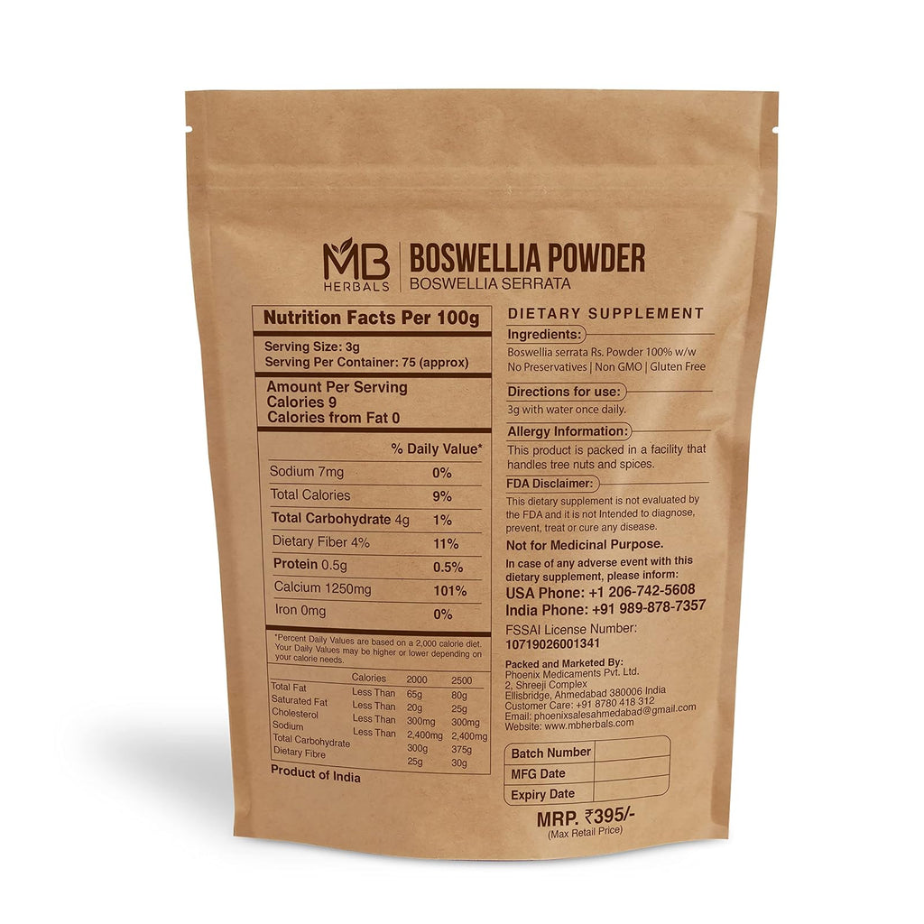 Natural herbal supplement for inflammation