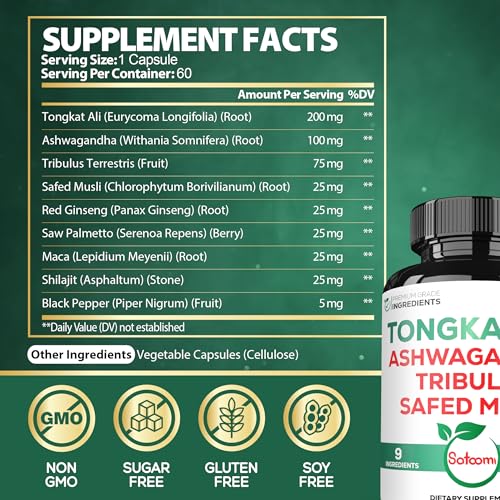 Natural herbal supplement for men's health