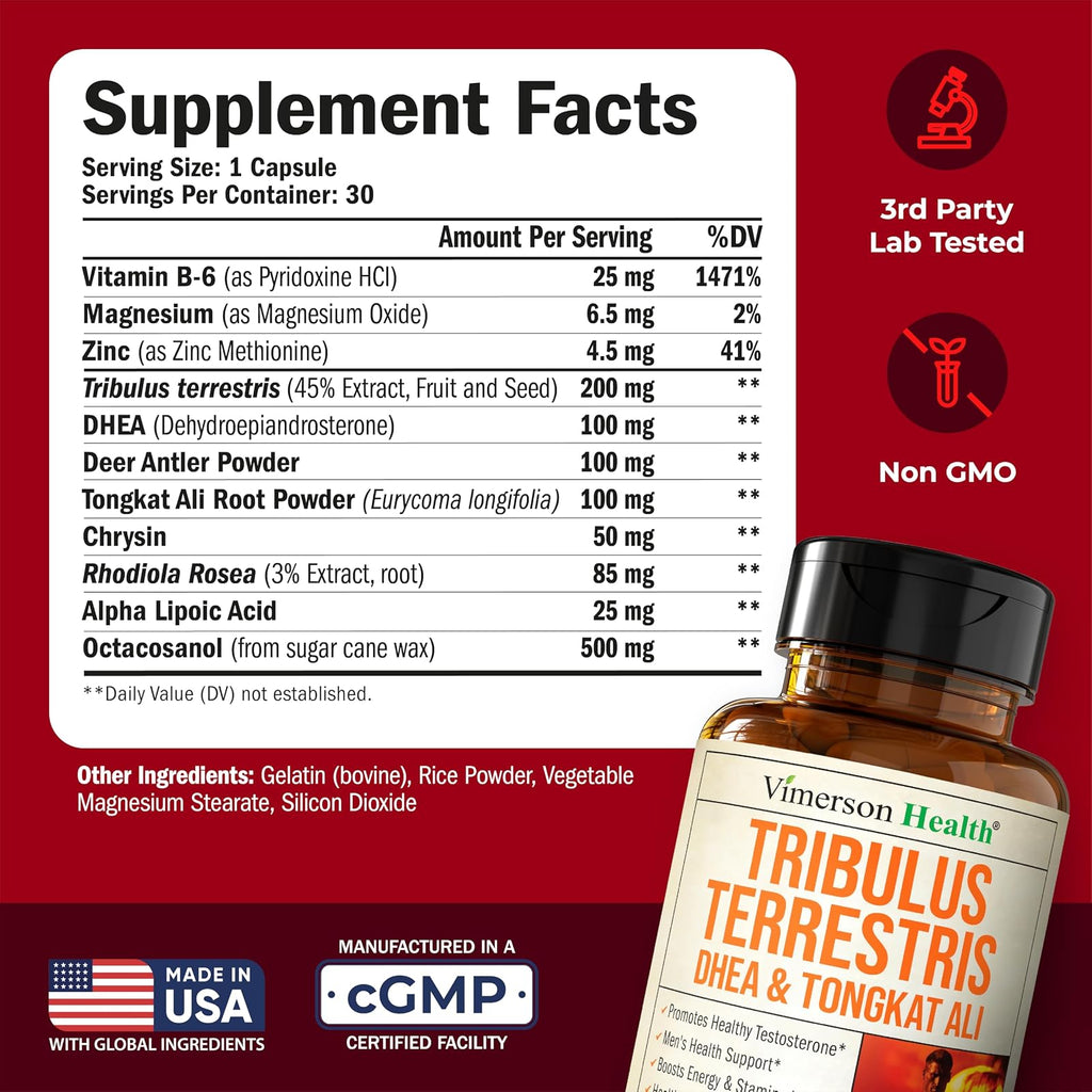 Natural herbal supplement for men