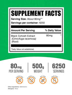Natural herbal supplement for menopause