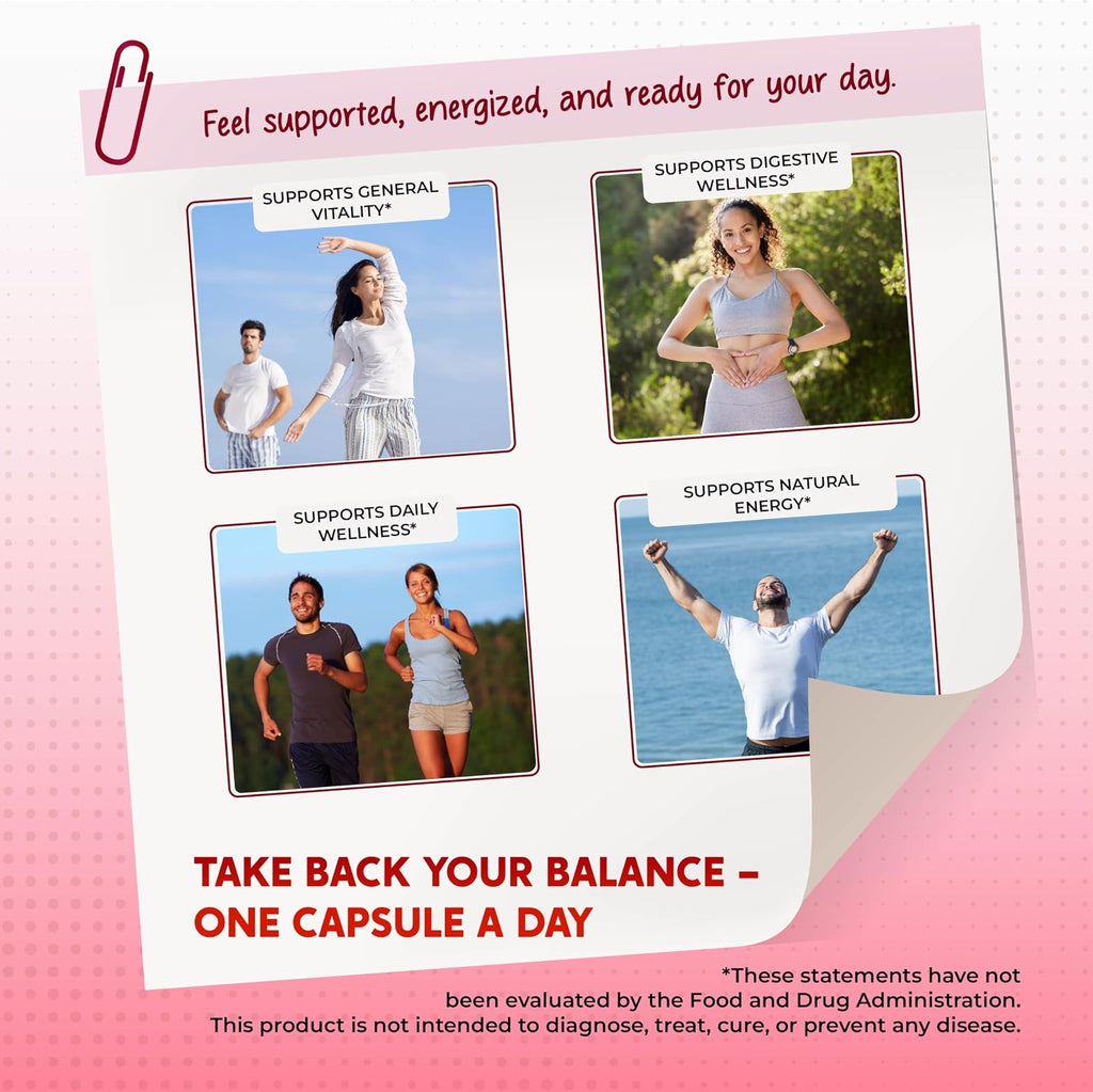 Natural herbal supplement for vitality