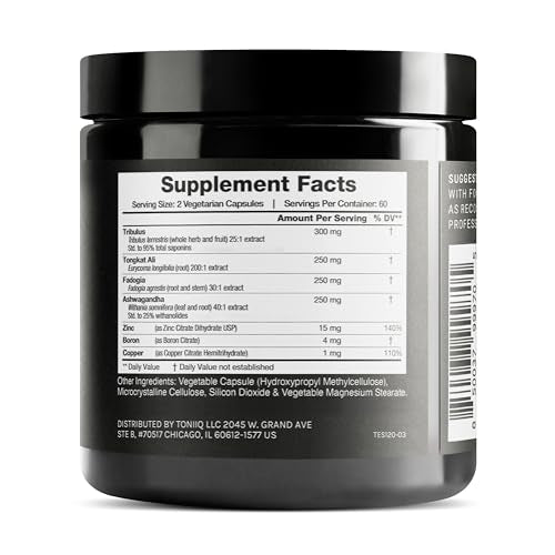 Natural herbal supplement for vitality