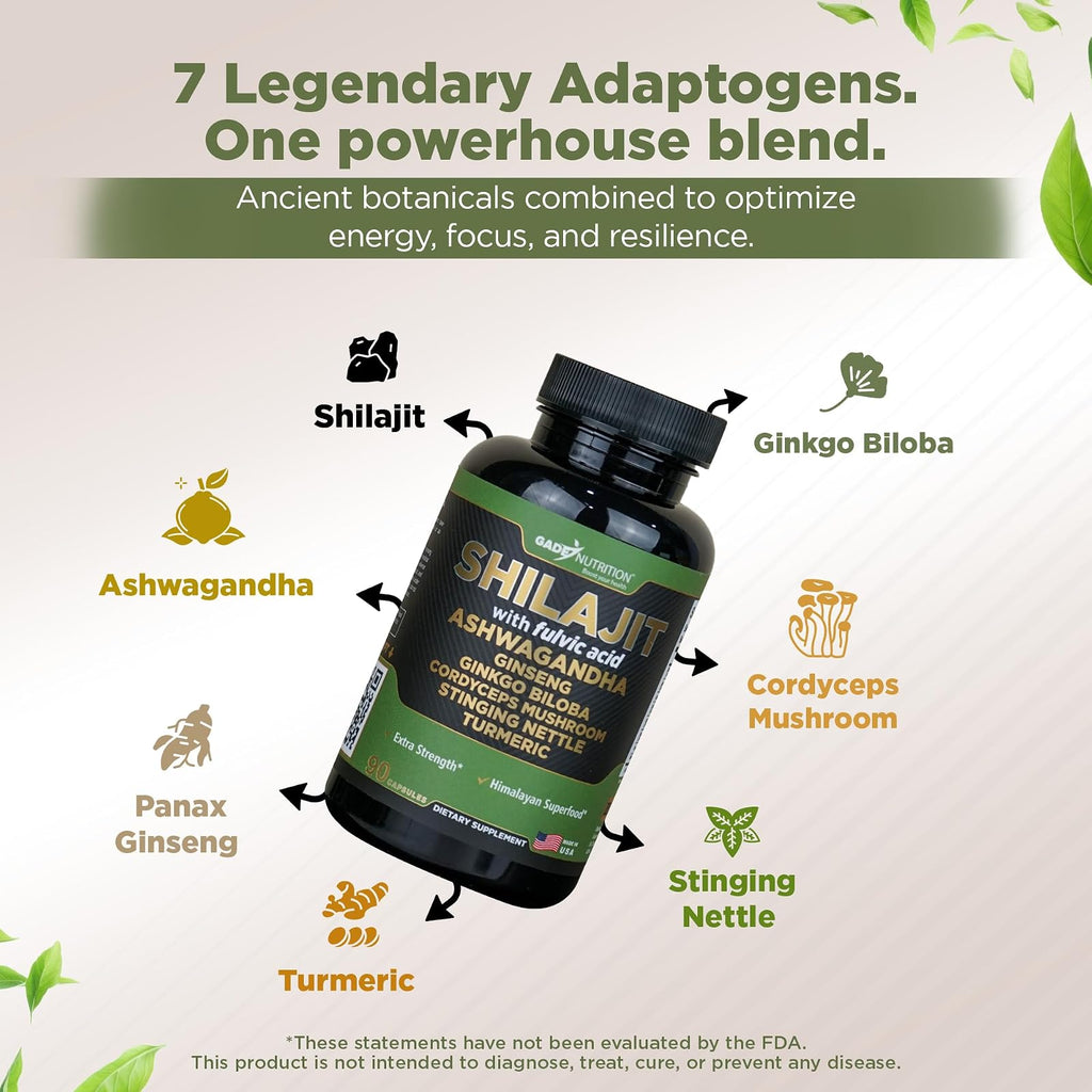 Natural herbal supplement for vitality