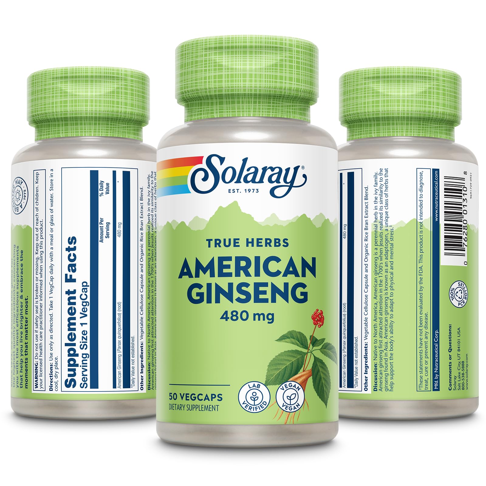 Natural herbal supplement for vitality