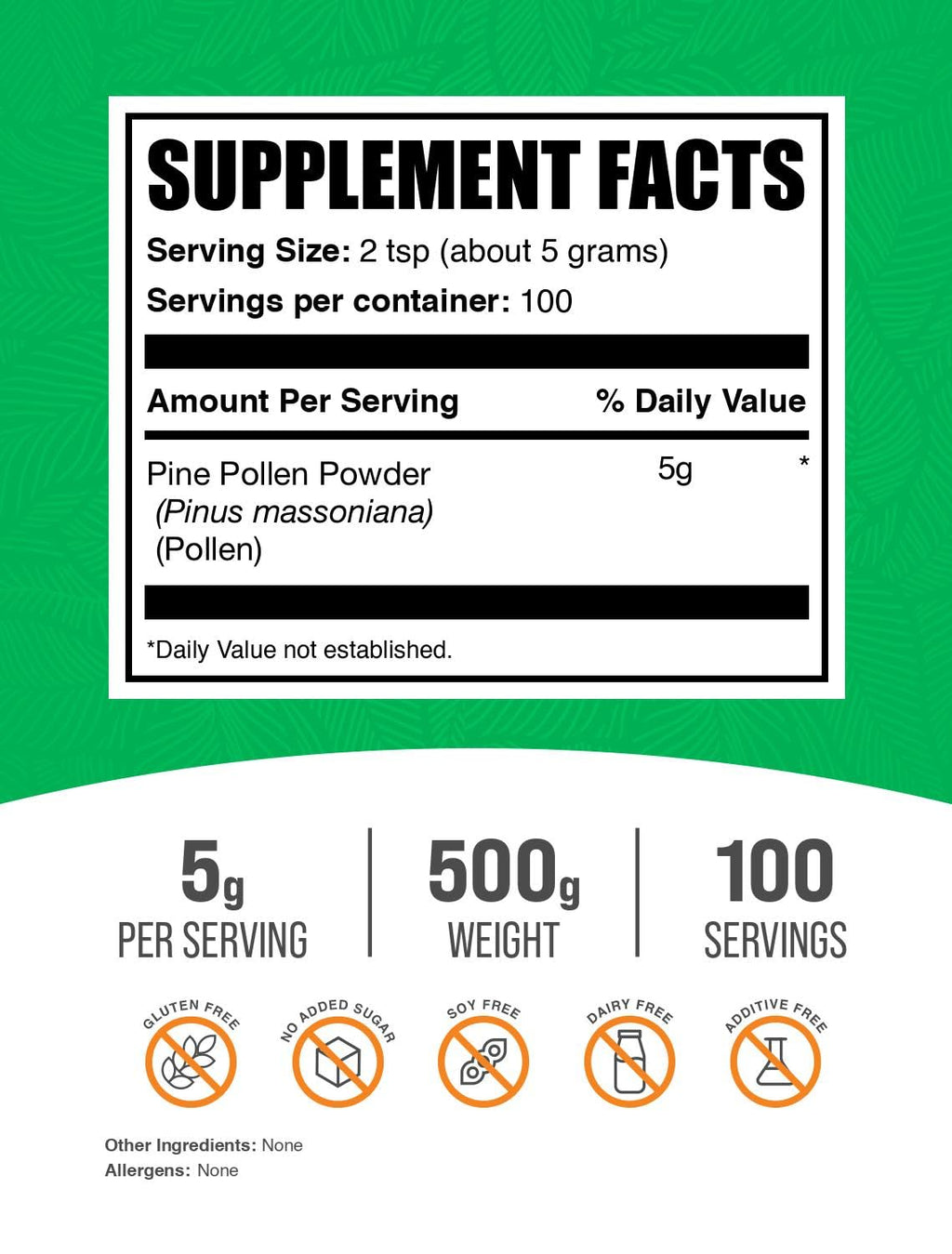Natural herbal supplement for wellness
