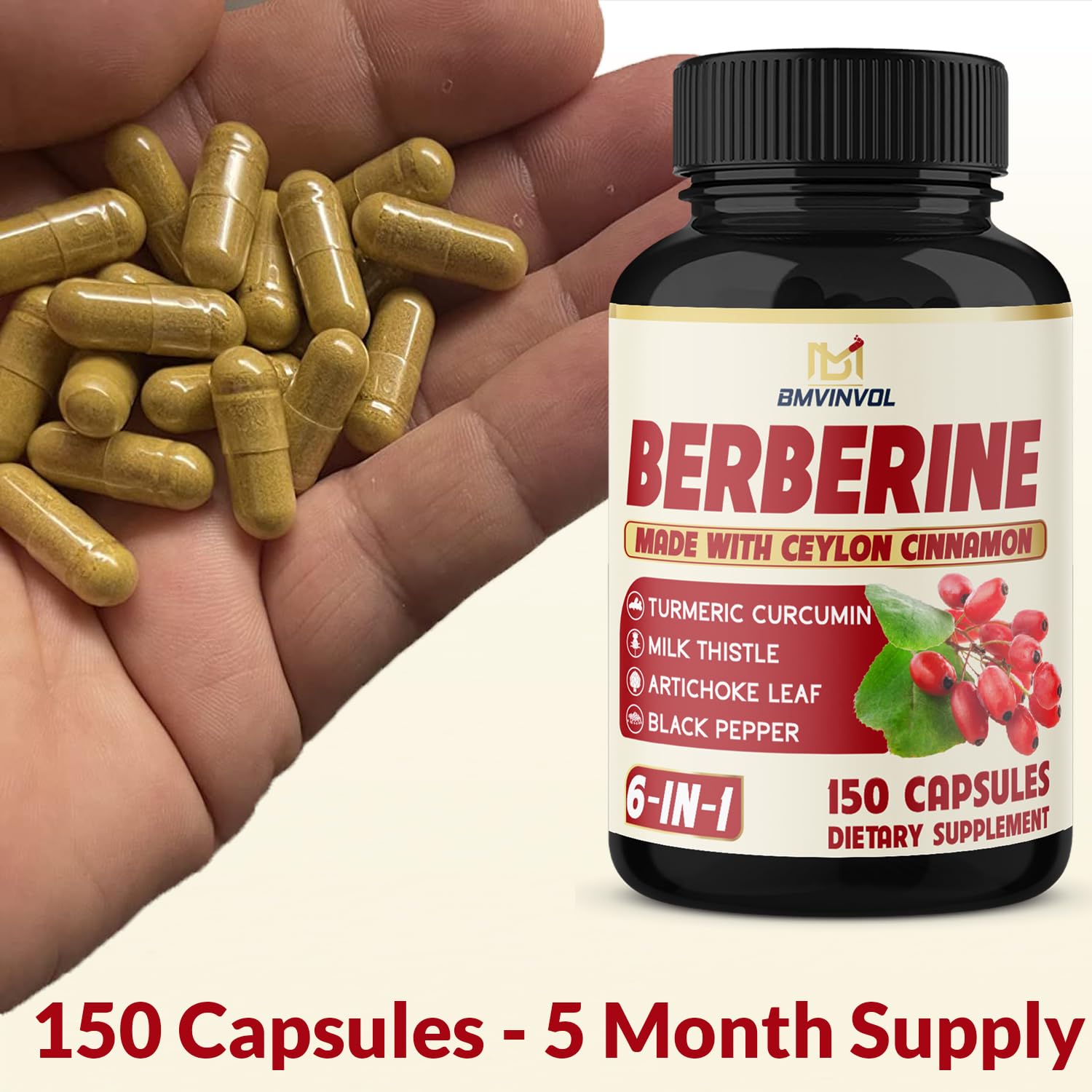Natural herbal supplement for wellness