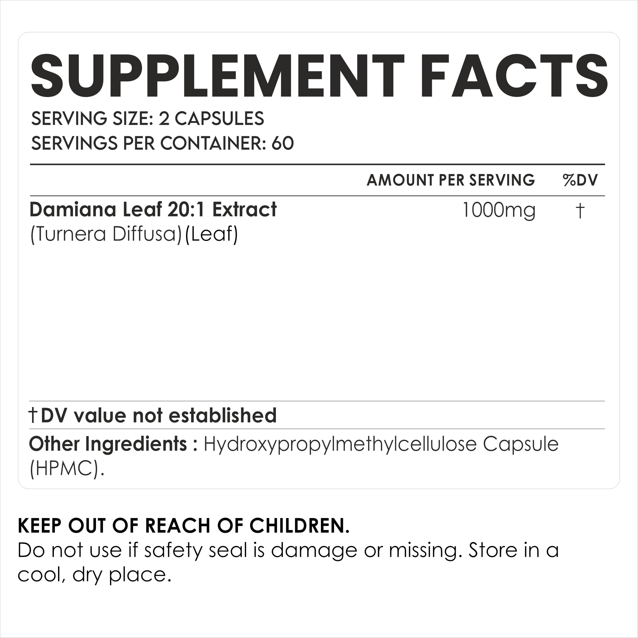 Natural herbal supplement for wellness