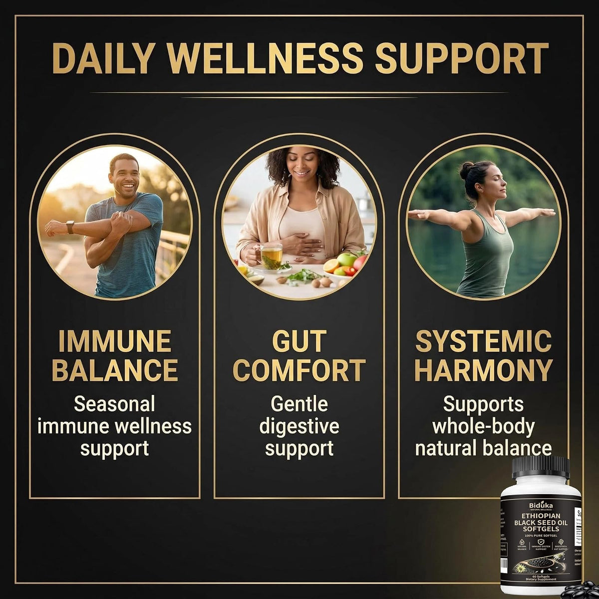 Natural herbal supplement for wellness