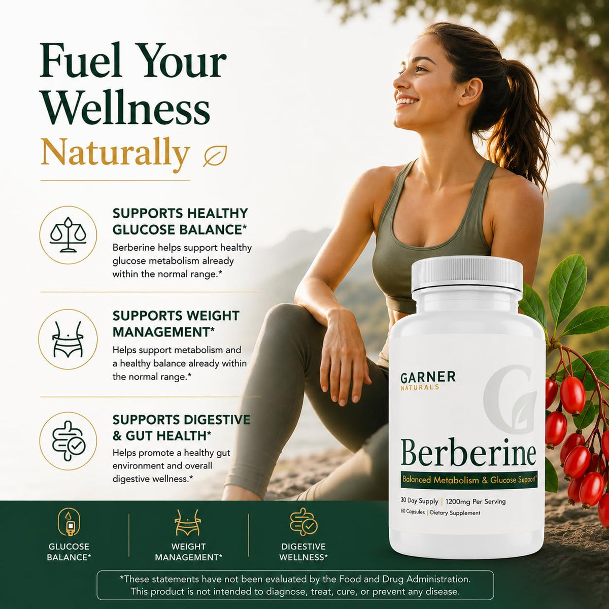 Natural herbal supplement for wellness