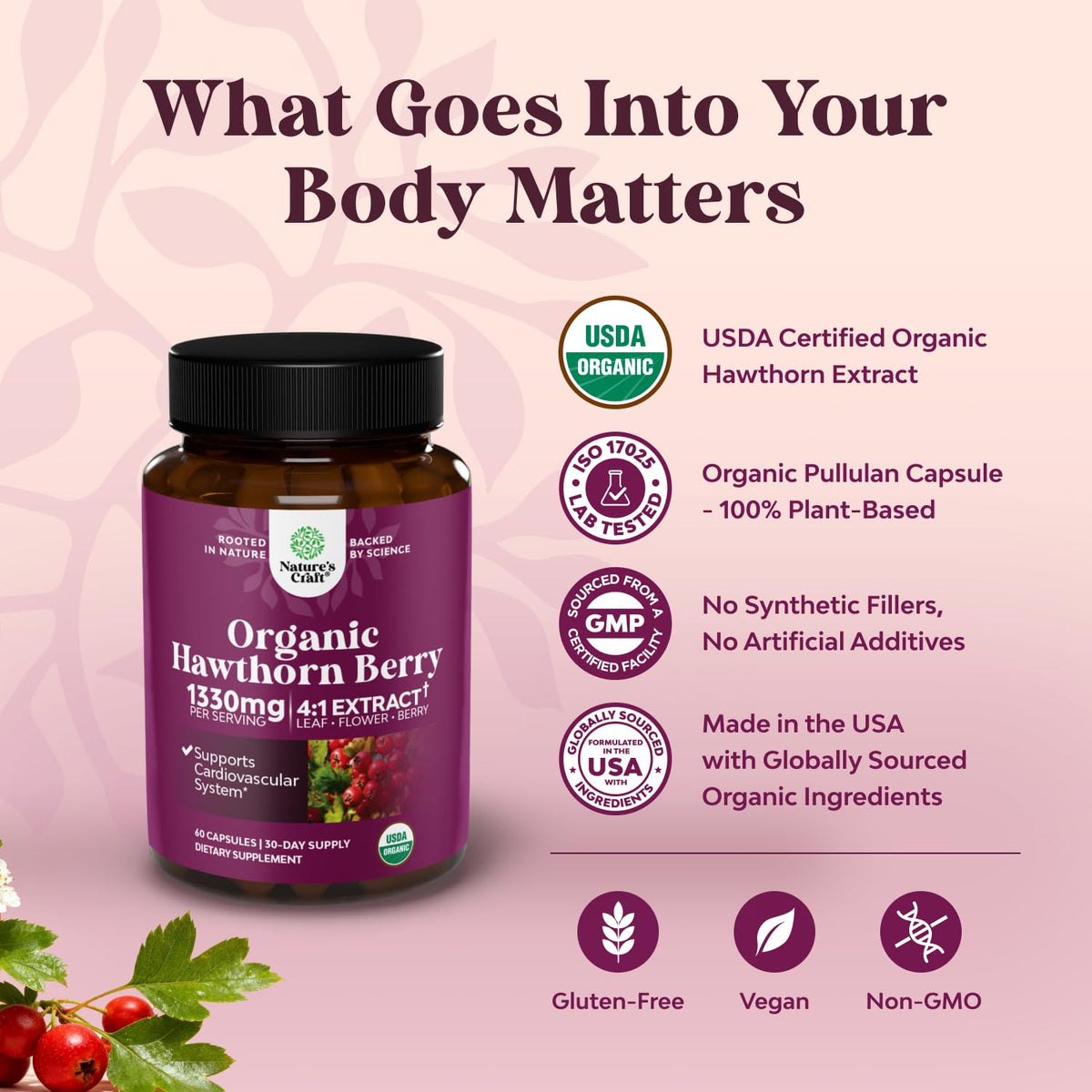Natural herbal supplement for wellness