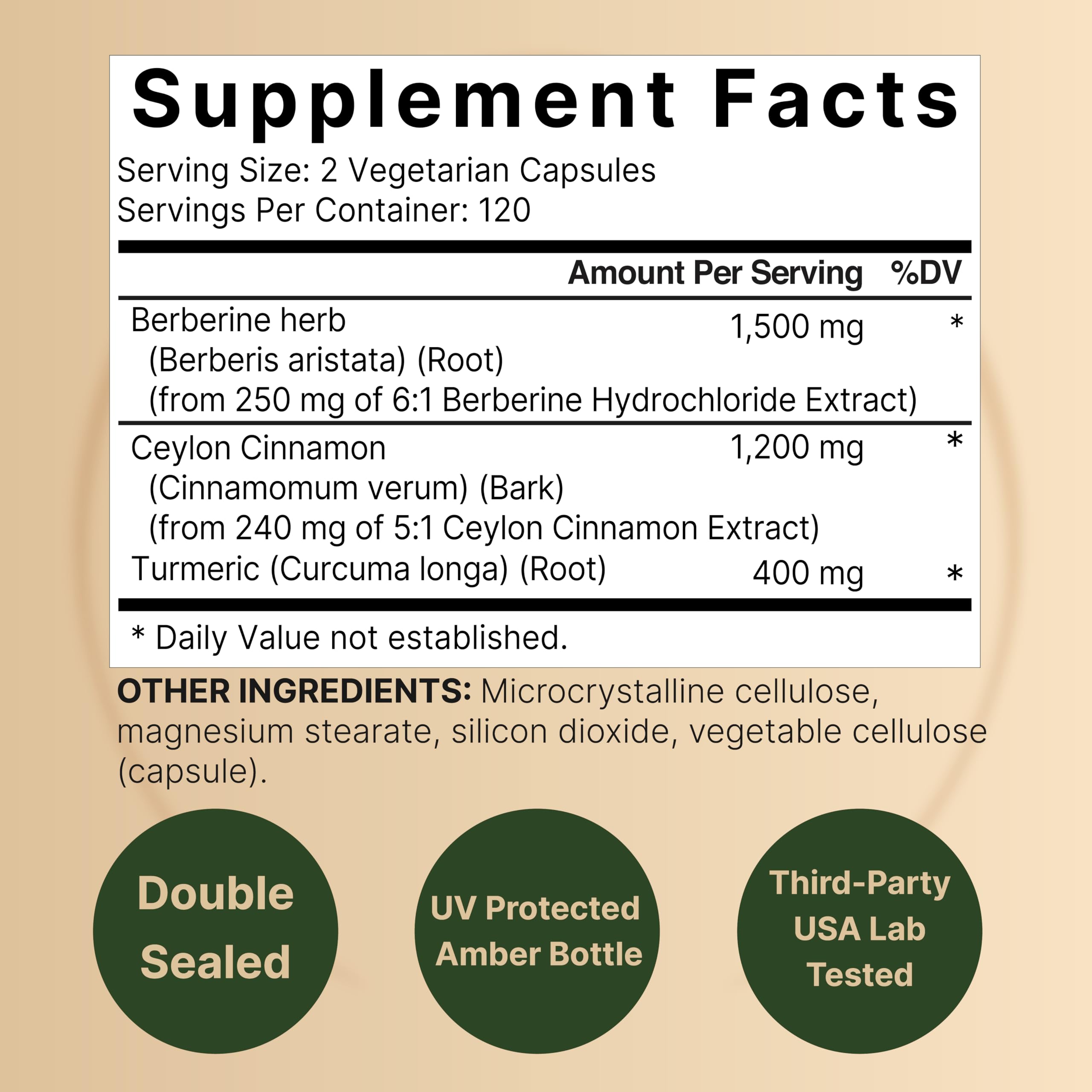 Natural herbal supplement for wellness