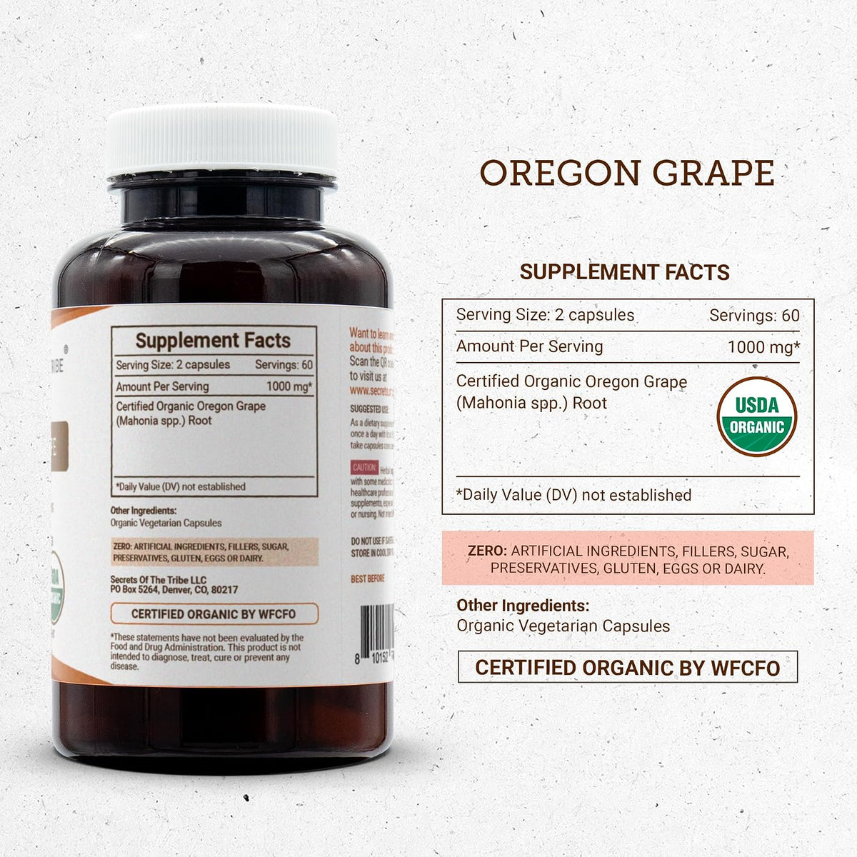 Natural herbal supplement for wellness