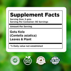 Natural herbal supplement Gotu Kola