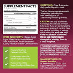 Natural herbal supplement gummies