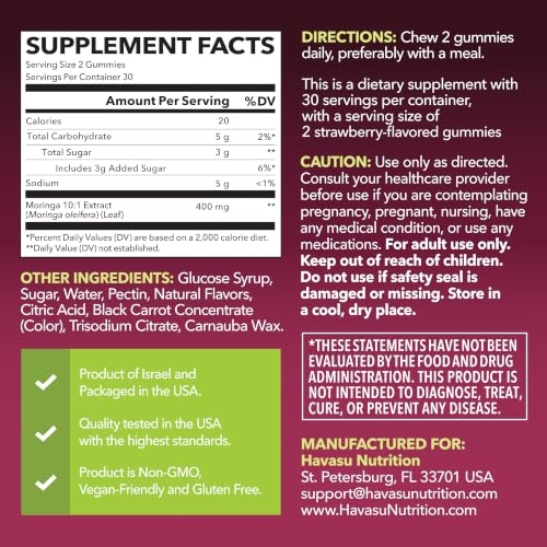 Natural herbal supplement gummies