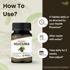 Natural herbal supplement Mucuna Pruriens