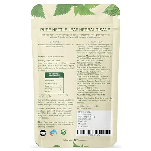 natural herbal supplement nettle tea