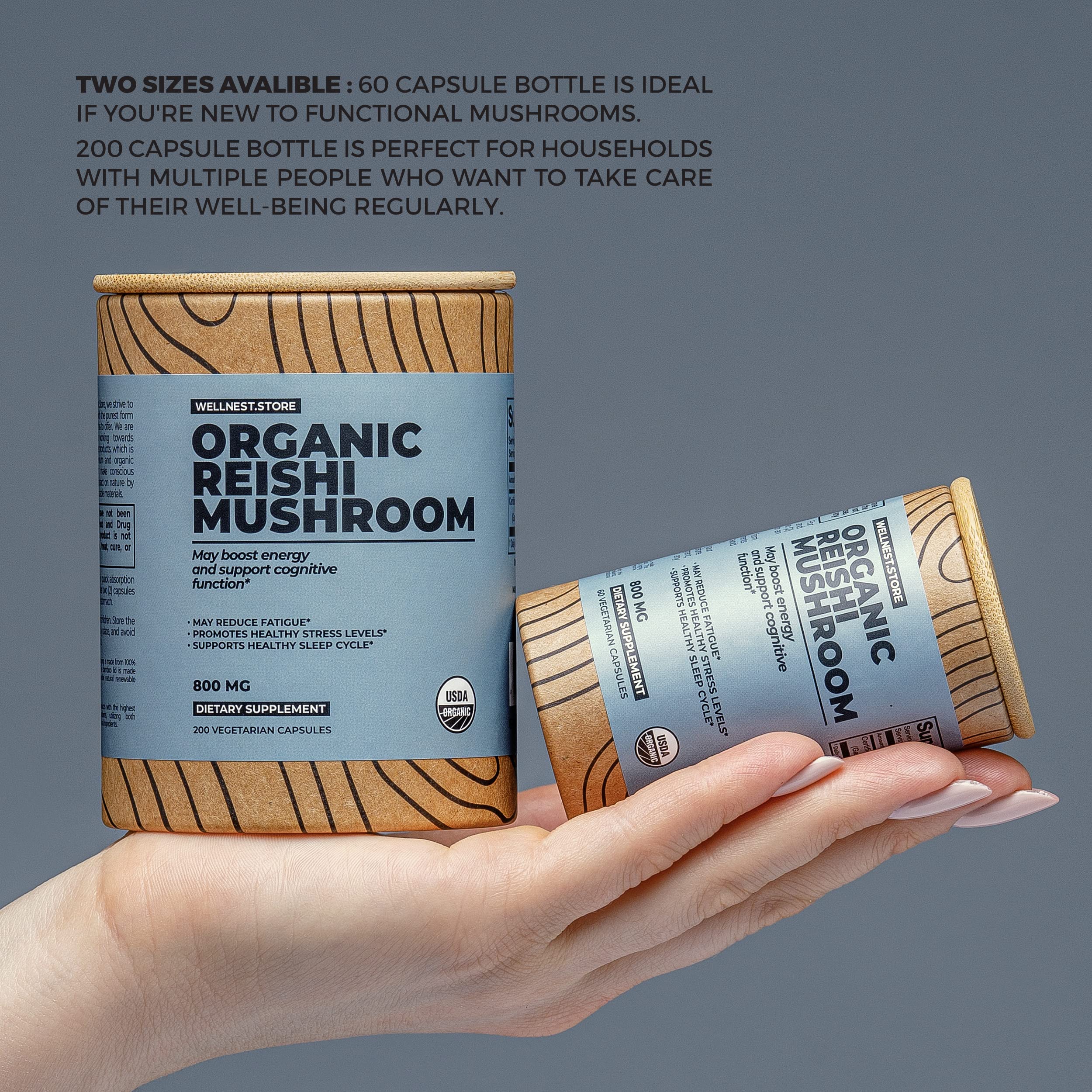 natural herbal supplement reishi mushrooms