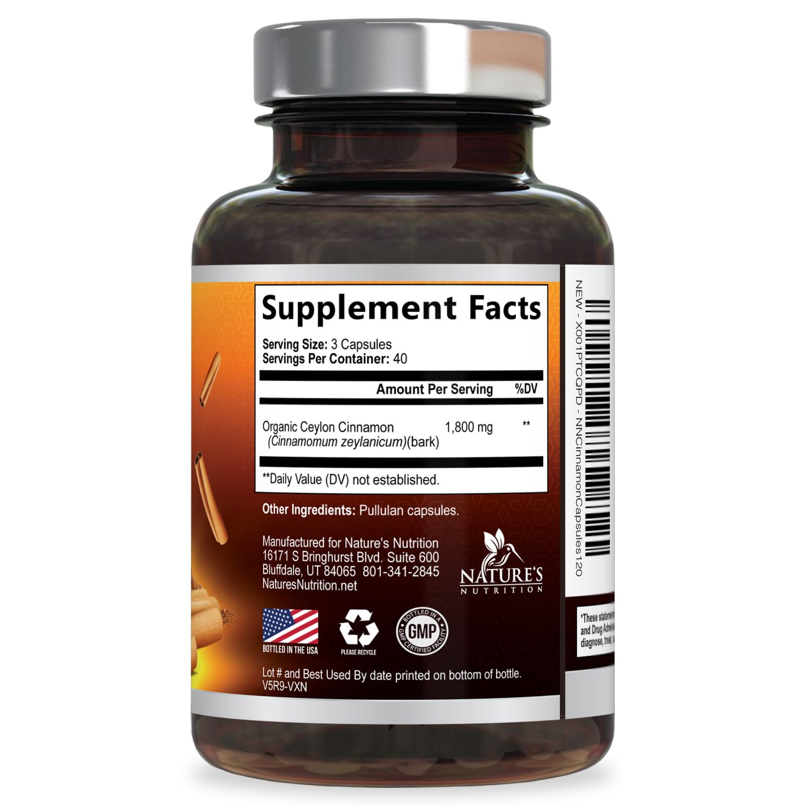 natural herbal supplement with ceylon cinnamon
