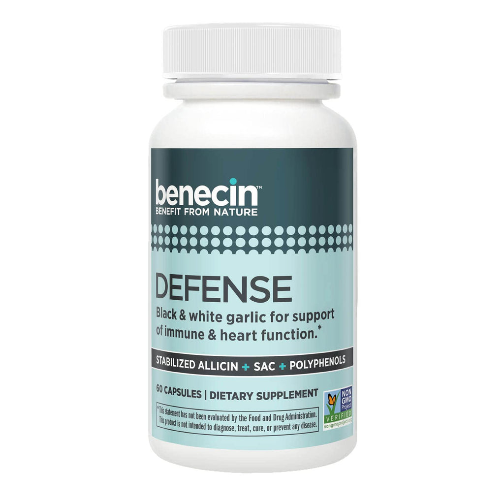 Natural herbal supplement with garlic