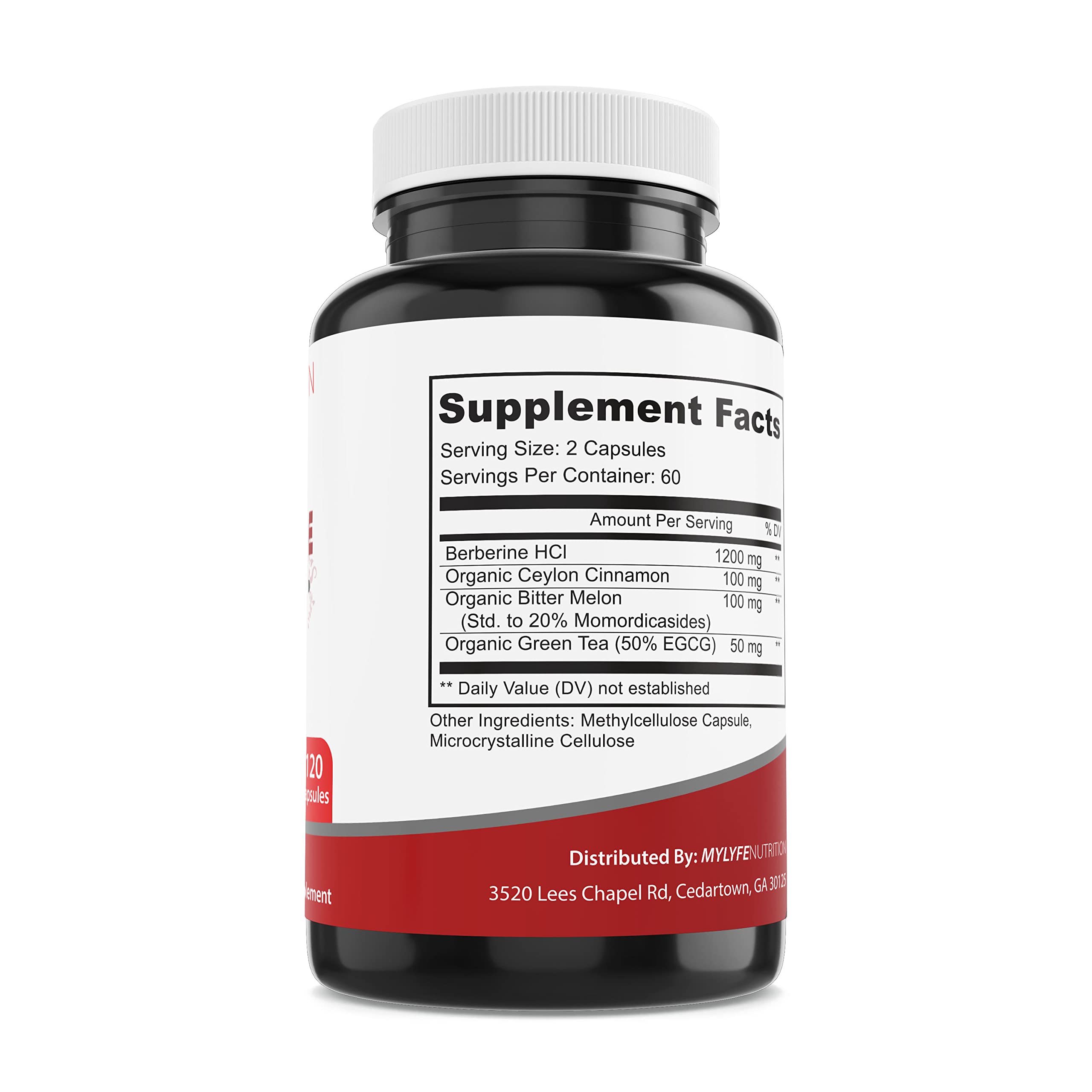 Natural herbal supplement with green tea