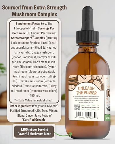 natural herbal supplement with mushrooms