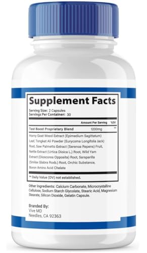 natural herbal supplement with Tongkat Ali