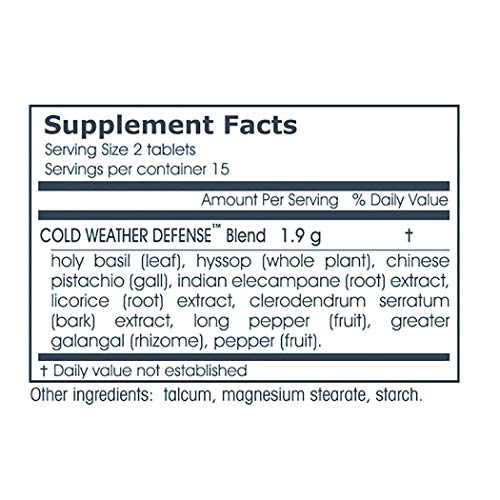 Natural herbal supplements for cold season