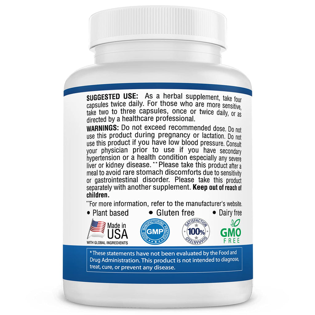 Natural herbal supplements for daily vitality