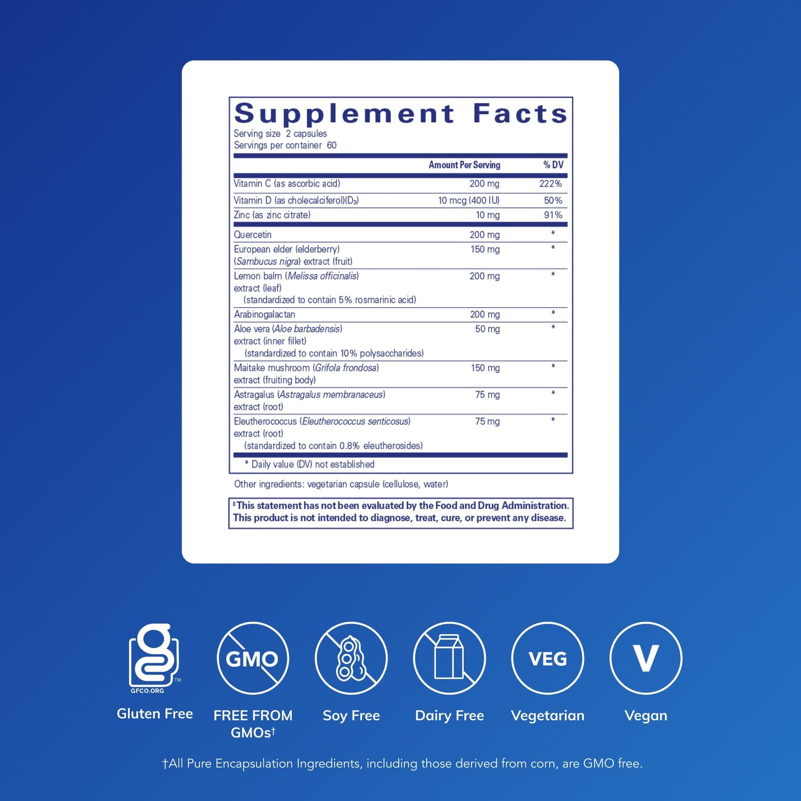 natural herbal support supplement blend
