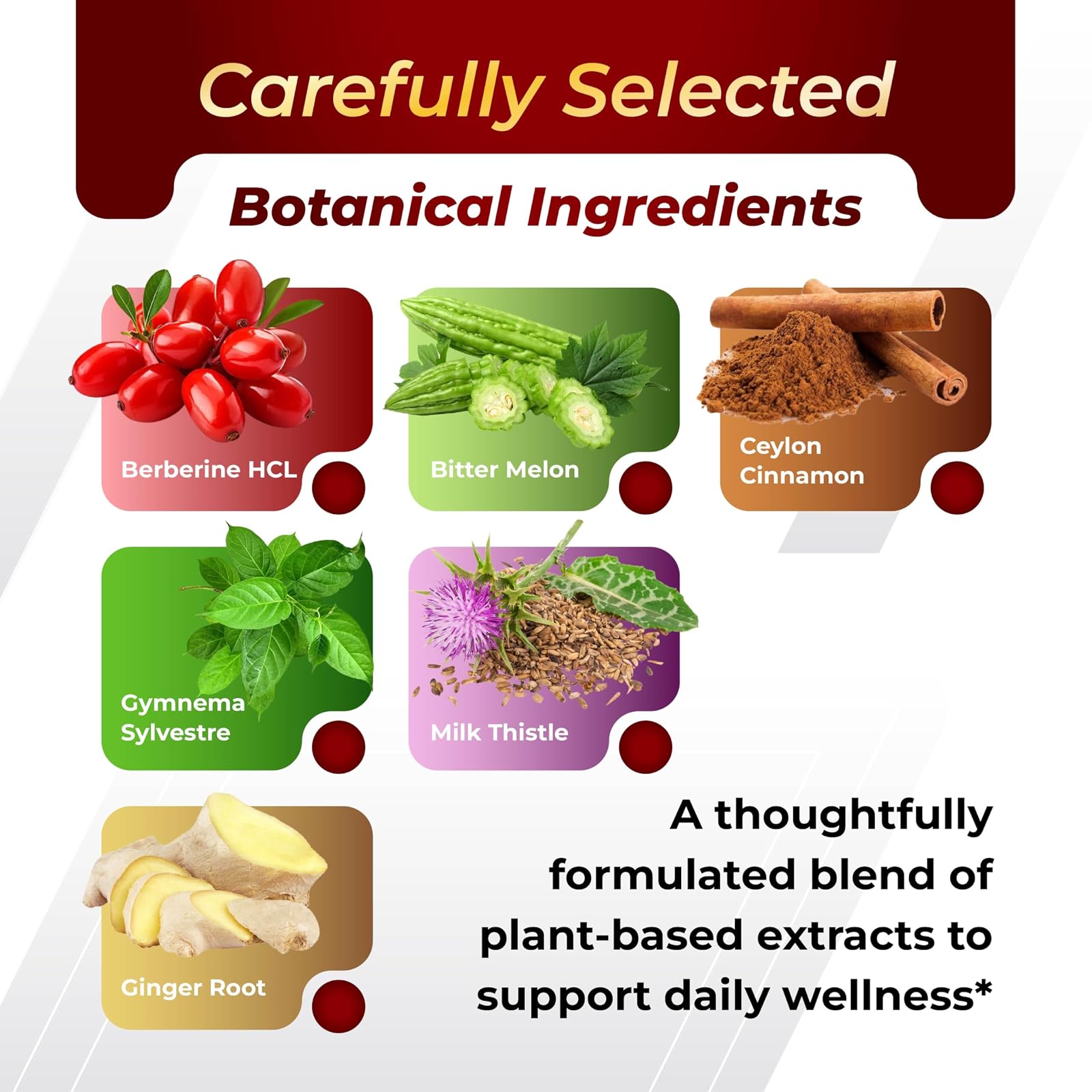 Natural herbal support with GriMed berberine