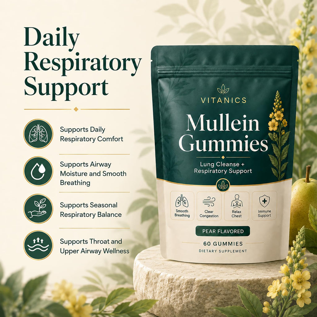 Natural herbal support with Vitanics Mullein