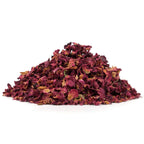 natural herbal tea blend with rose