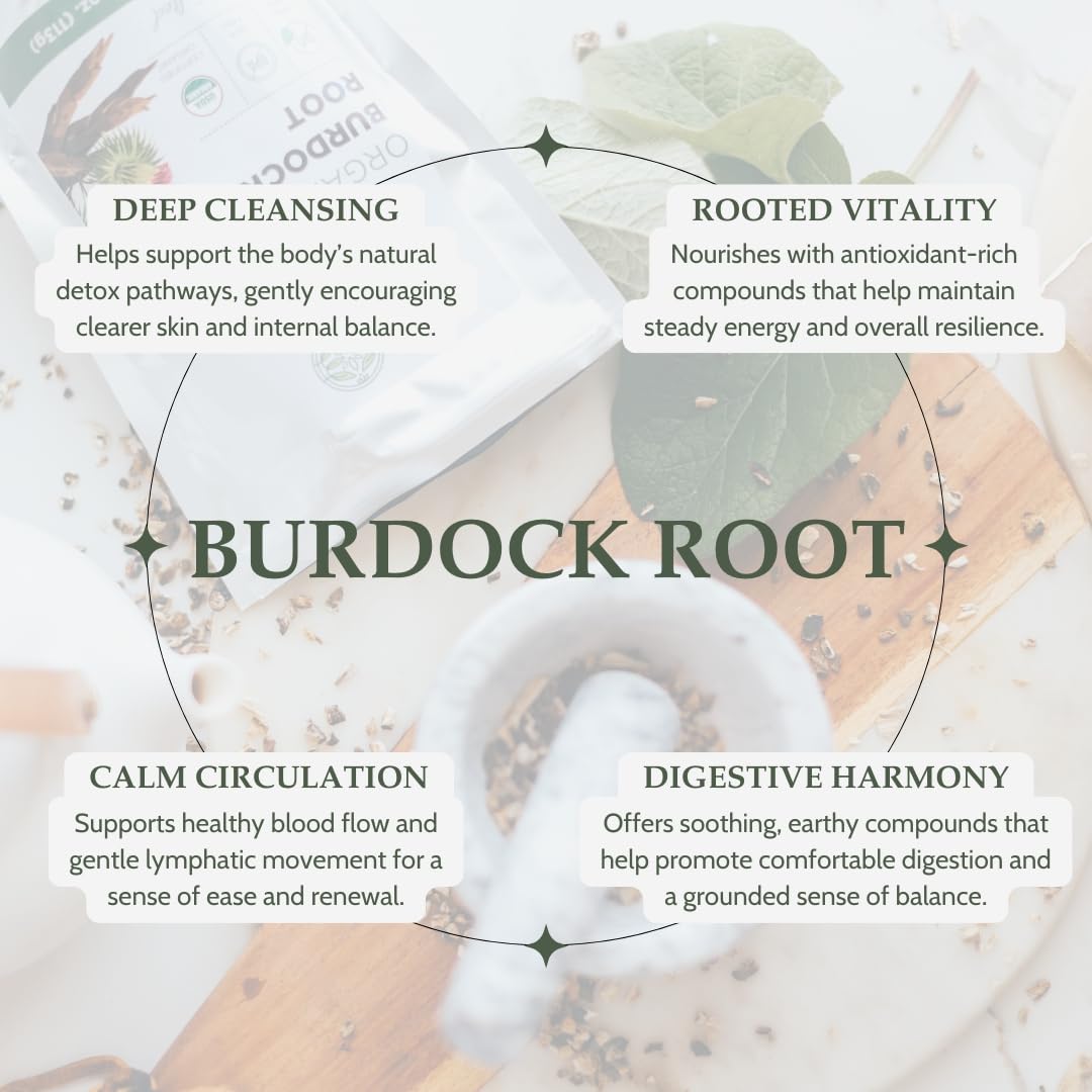 natural herbal tea burdock root