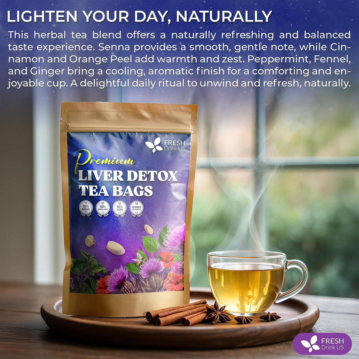 natural herbal tea for detox