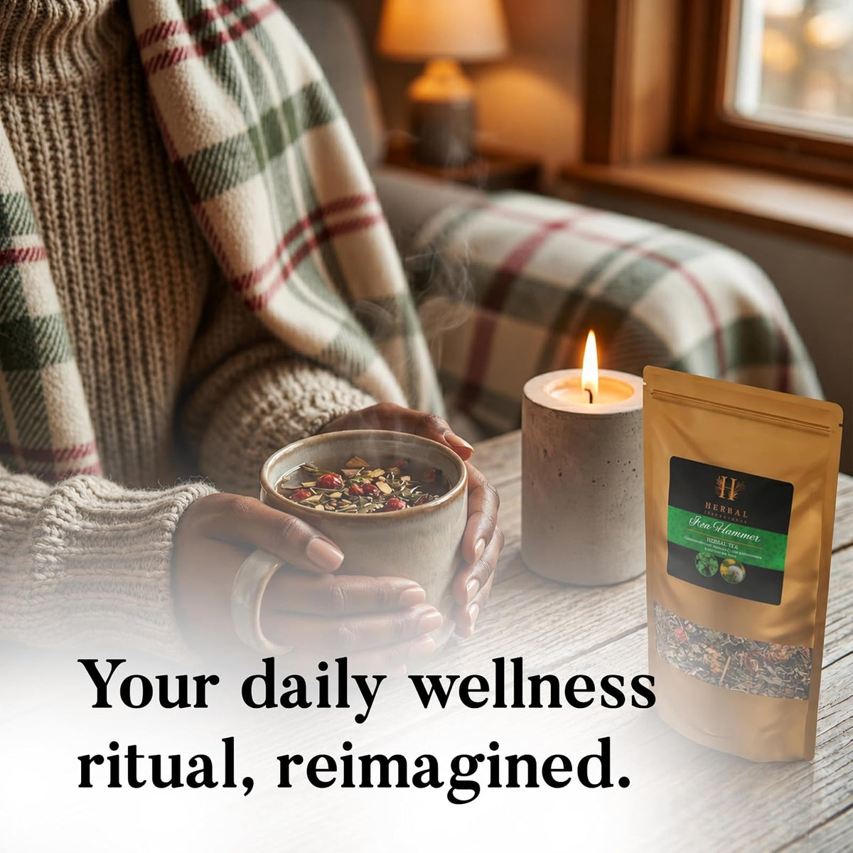 Natural herbal tea for digestive health