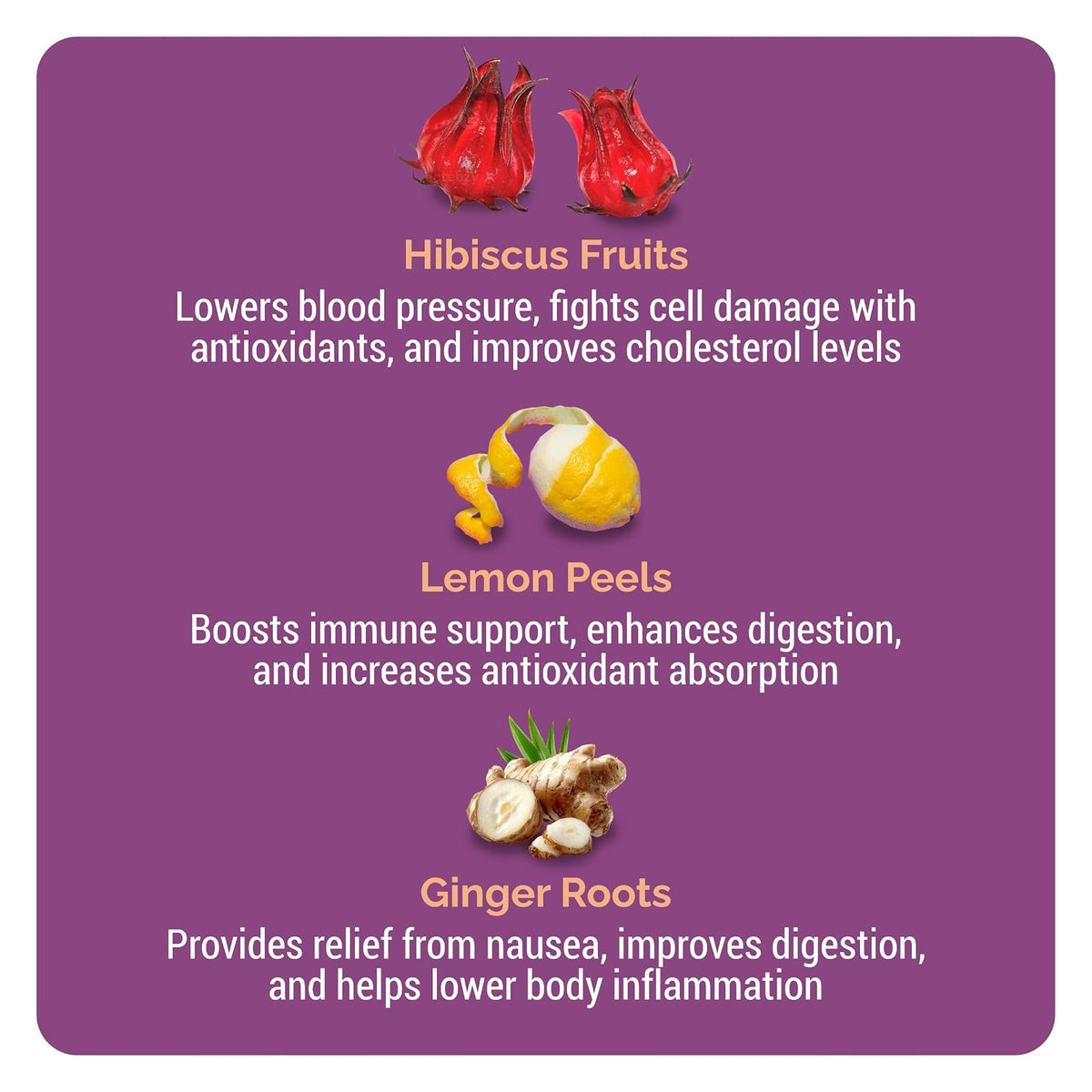Natural herbal tea for digestive health