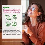 Natural herbal tea for menstrual support