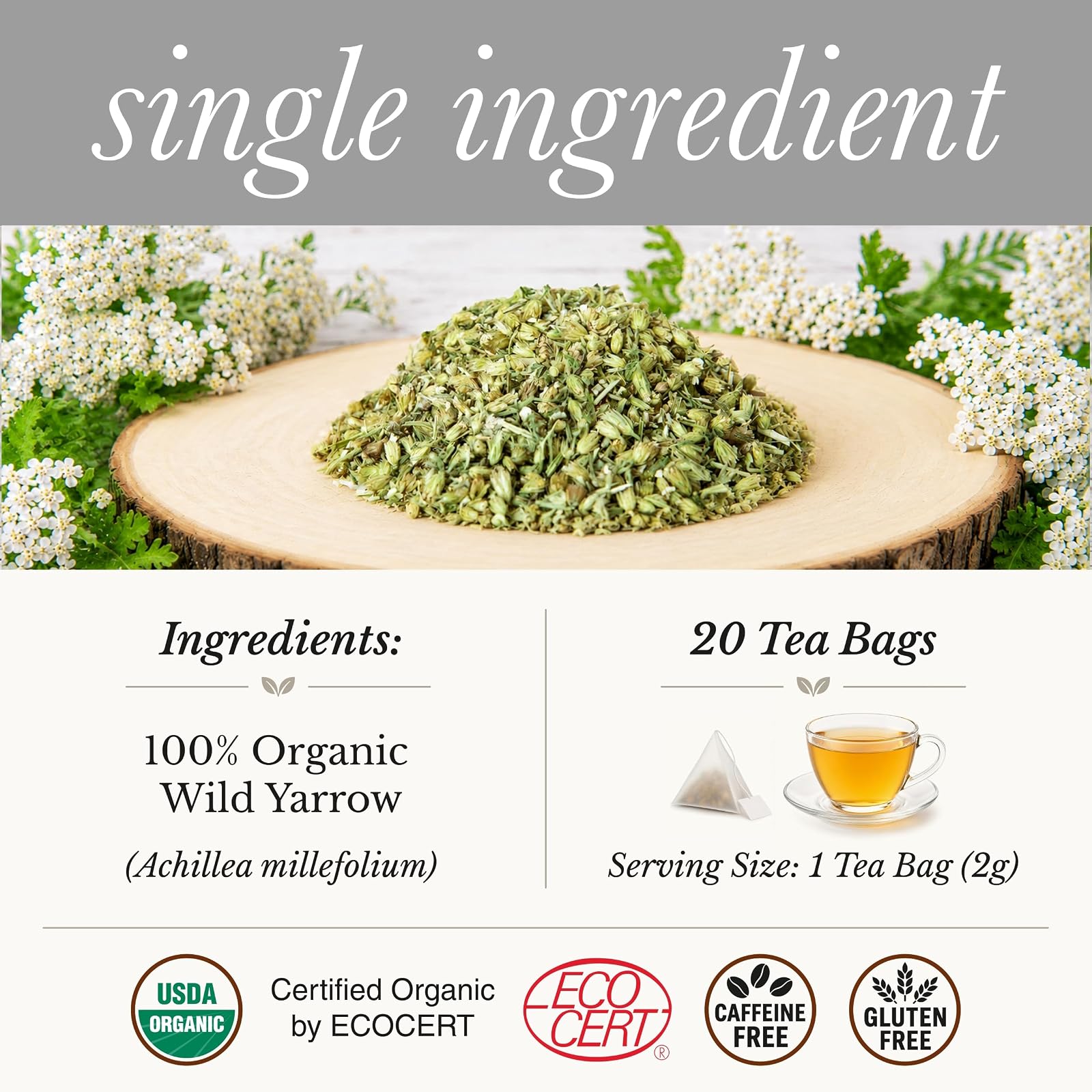 Natural herbal tea for relaxation