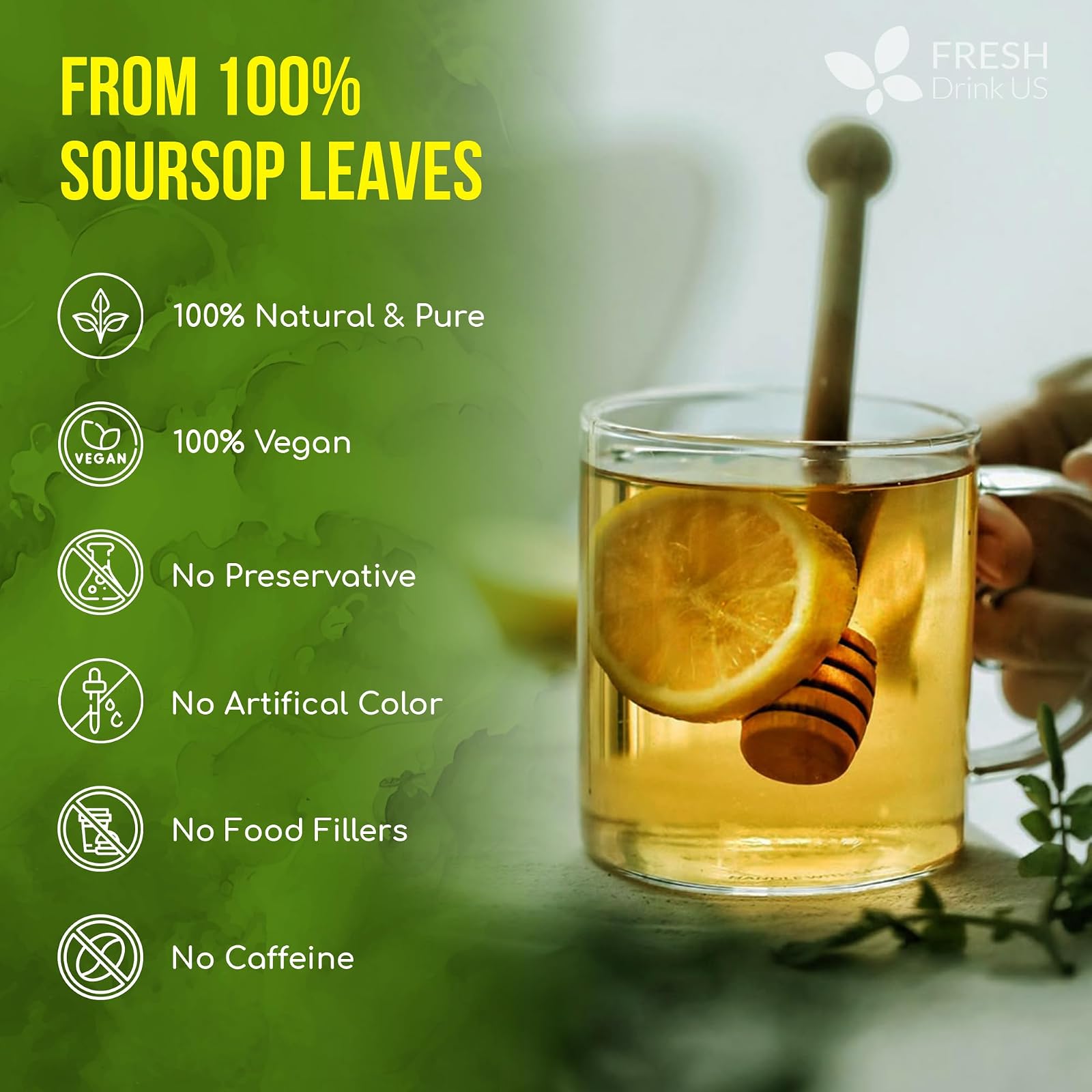 Natural herbal tea for relaxation