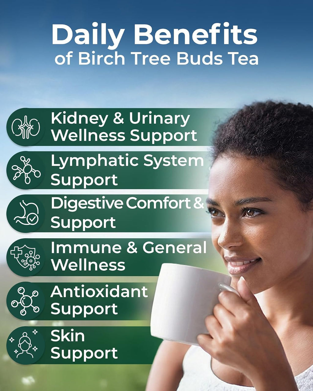 Natural herbal tea for relaxation