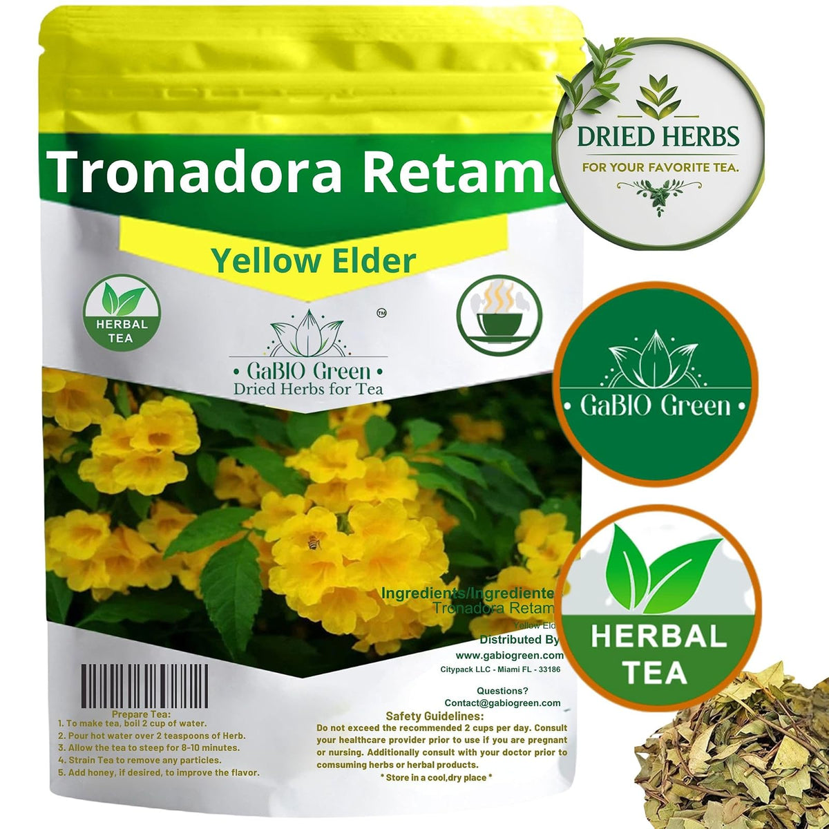 Natural herbal tea for relaxation