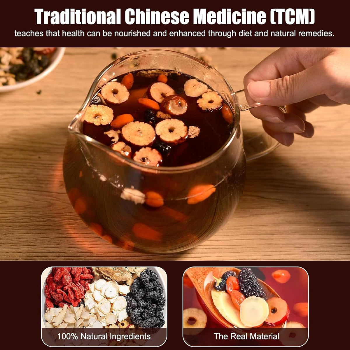Natural herbal tea for relaxation