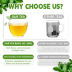 Natural herbal tea for soothing relief