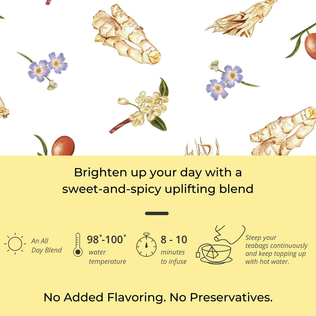 natural herbal tea for wellness